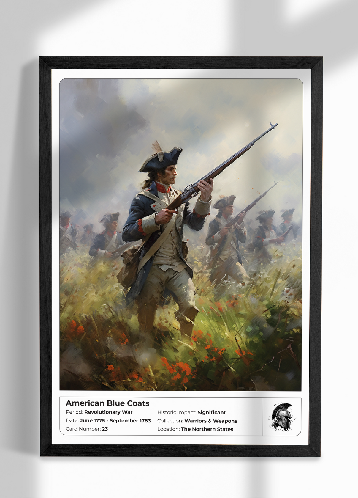 Poster - American Blue Coats – Cards of History