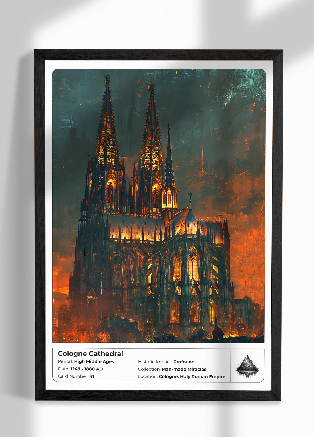 Poster - Cologne Cathedral – Cards of History